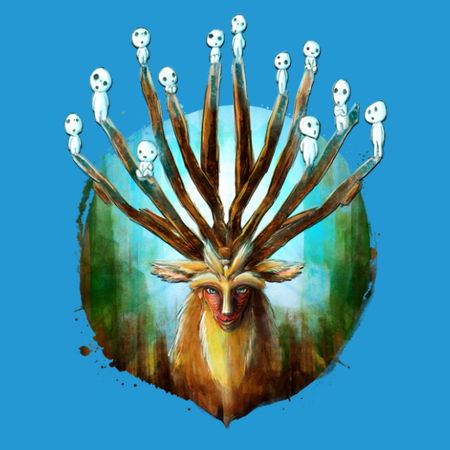 Princess Mononoke Deer God