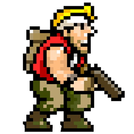 Marco! (From Metal Slug) (8BIT) - NeatoShop