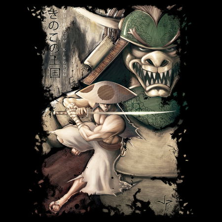 Grey Mario Mushroom Wallpaper